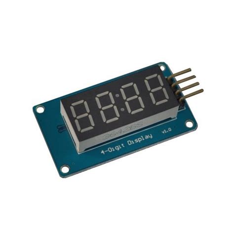 buy tm1637 4 digit display module with clock display for arduino online at