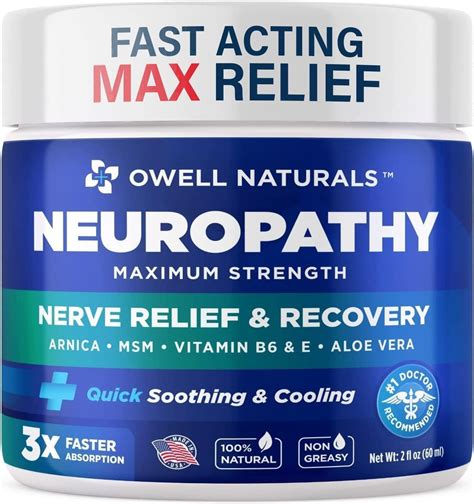 Owell Naturals Neuropathy Nerve Relief Cream Comoros Ubuy