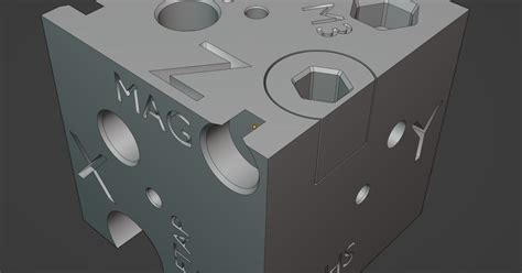 Swiss Cheese Calibration Cube By Kinematic Digit Download Free Stl Model