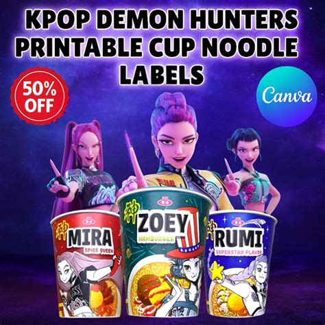 Kpop Demon Hunters Noodles Etsy
