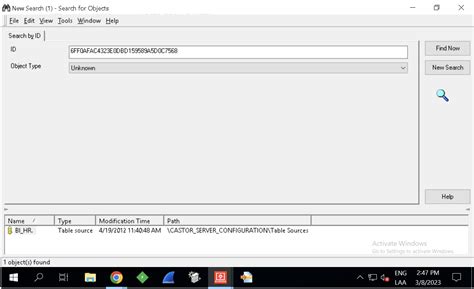 “user Does Not Have Read Access To The Table Source Object Dssberagnt