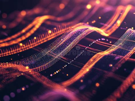 Exploring Abstract Data Waves Of Digital Particles In Motion Stock Illustration Illustration