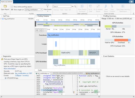 Gpu Performance Analyzer Matlab And Simulink