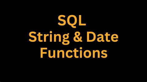 Sql String Functions In Snowflake Substr Lpad Trim Replace Youtube
