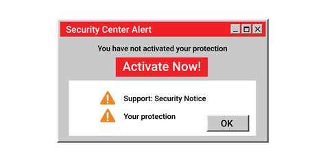 Security Program Notification With Red Colors 49400680 Vector Art At