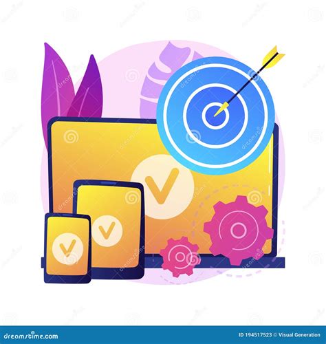 Multi Device Targeting Abstract Concept Vector Illustration Stock