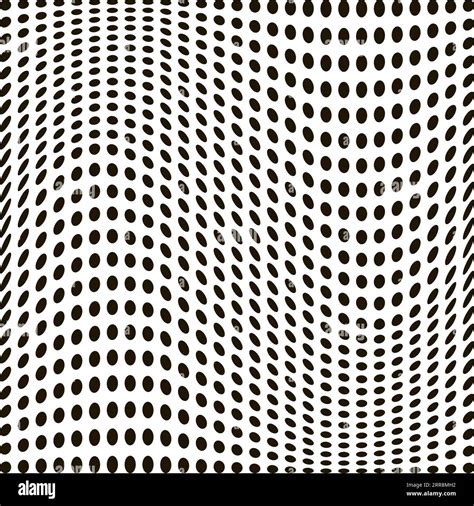 Dot Pattern Backgrounds Various Distortion Twisting Inflating