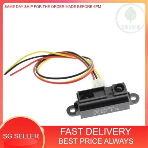 Sharp Gp2y0a21yk0f Analog Range Arduino Infrared Ir Sensor 10 80cm
