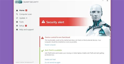 Device Control Is Non Functional Security Alert ESET Internet Security ESET Smart Security