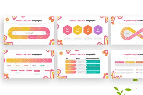 Project Life Cycle Infographic Groovy Keynote Incl Project And Cycle