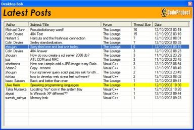 Desktop Bob Instant CP Notifications CodeProject