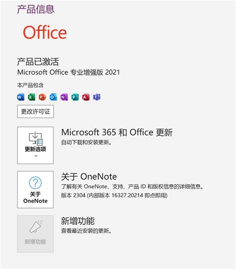 Onenote 2021 V2304没看到分区垂直选项卡按钮 Office版 Onenote 中心