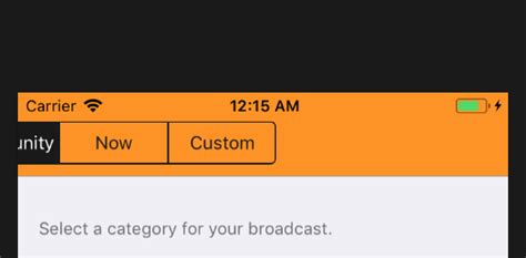 Objective C Segmented Control In Navigation Bar Broke With Latest