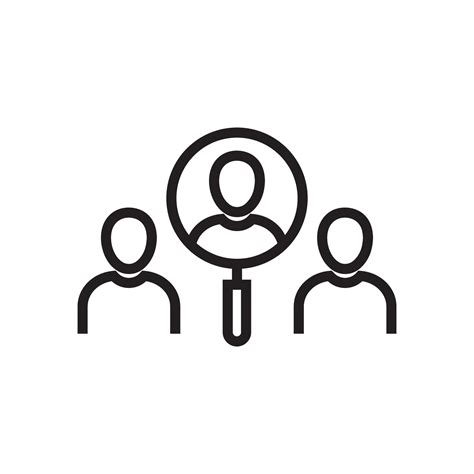 Coordinating People Concept Line Icon Simple Element Illustration