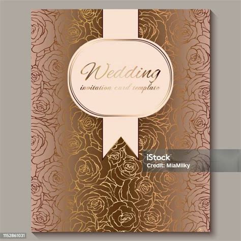 럭셔리 골드 빈티지 웨딩 초대장 텍스트에 대 한 장소를 가진 꽃 배경 황금 반짝 그라데이션 장미 만든 레이스 단풍 빅토리아 벽지 장식품 디자인을 위한 바로크 스타일 템플릿