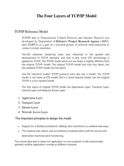 Bca Tdc Iii Tcp Ip Reference Model 2 By Dr Rakesh Ranjan Pdf