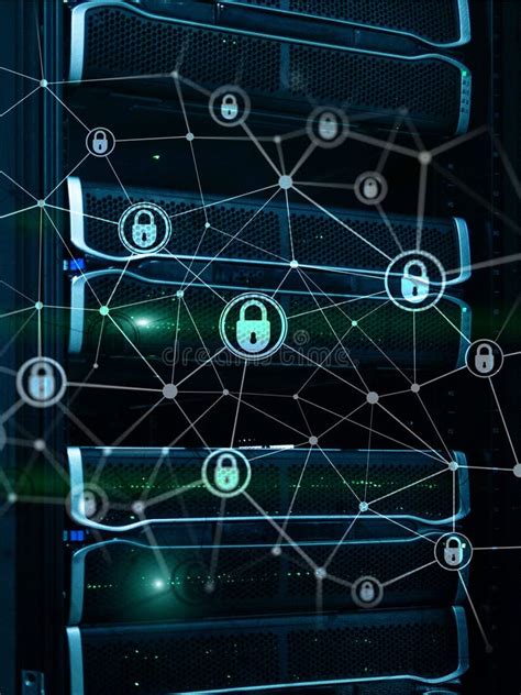 Information Privacy Cyber Security Data Protection Internet And Technology Concept Stock