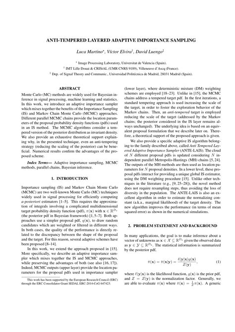 PDF Anti Tempered Layered Adaptive Importance Sampling