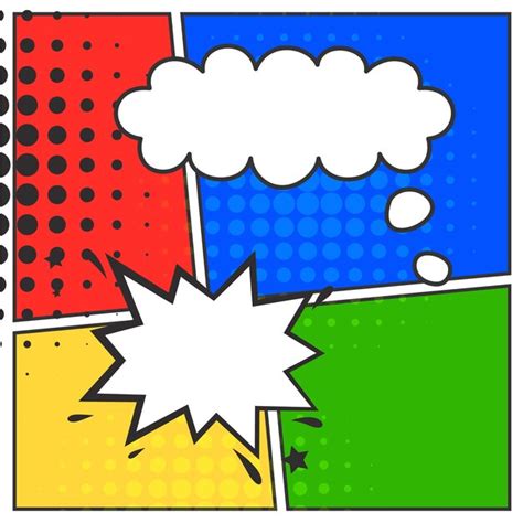 Comic Speech Bubble Template Images Free Download On Freepik