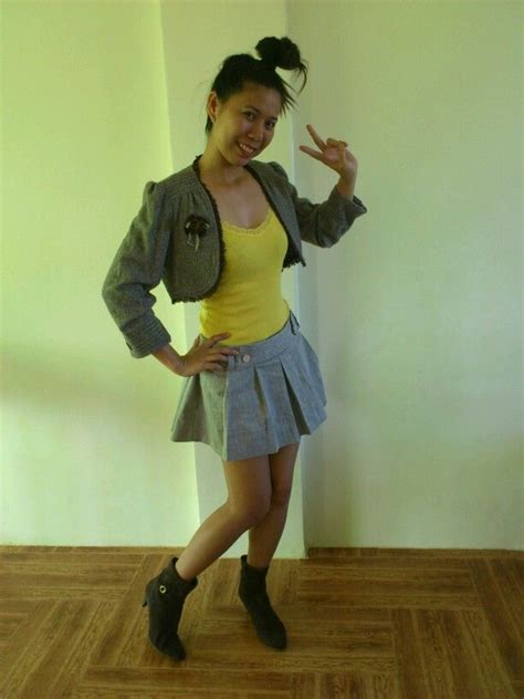 Pleated Skirt And A Boots Fashion Style Pleated