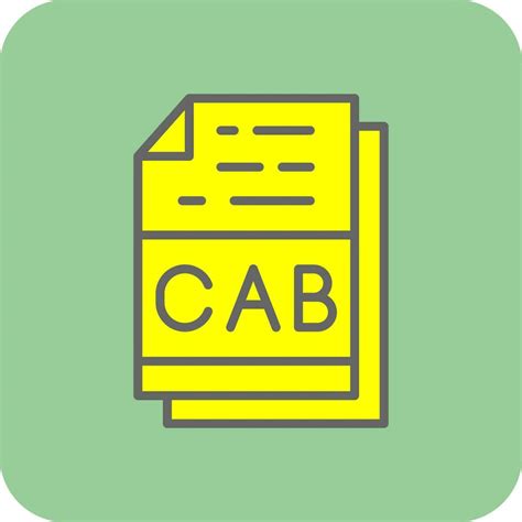 Cab File Format Vector Icon Design 29161250 Vector Art At Vecteezy