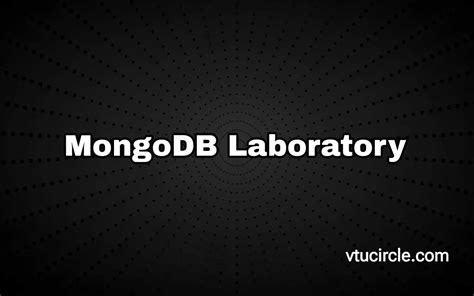 vtucircle mongodb laboratory bds456b