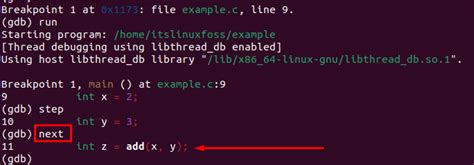How To Step Into Step Over And Step Out With Gdb Its Linux Foss