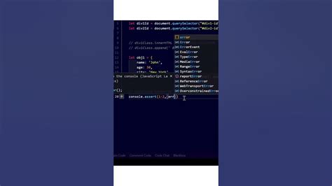 Javascript Consoles Assert Function Shorts Html Javascript