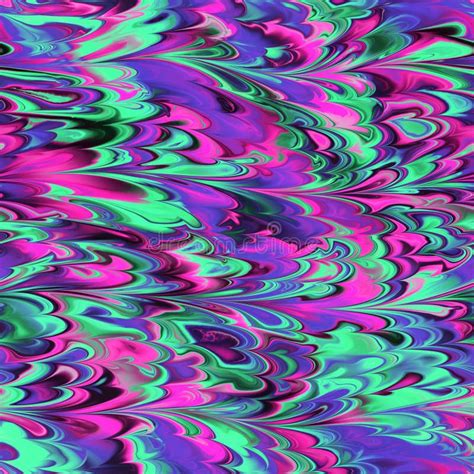 Continuous Marbling Paper Pattern Stock Illustration Illustration Of Water Repeating 281275013