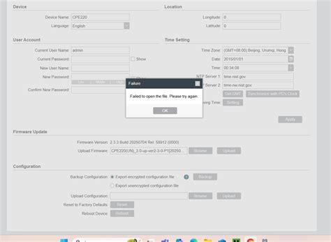 Connectivity Issues On Cpe 220 After Firmware Upgrade Business Community