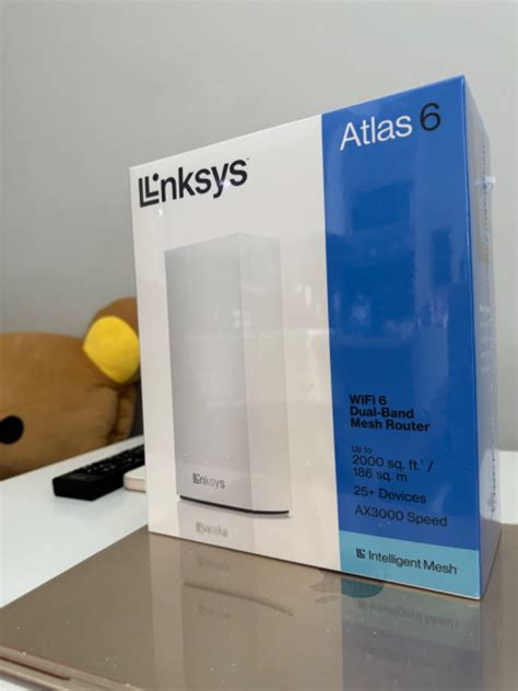 Recontract Starhub BNIB Linksys Atlas Pro 6 Dual Band AX3000 Whole Home Mesh WiFi 6 Router