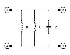 Bandpass Filter Response Using RFCKT Objects MATLAB Simulink