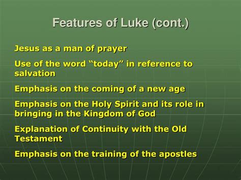 Ppt The Book Of Luke Powerpoint Presentation Id 5985786