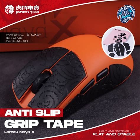 Tiger Arc Grip Tape Anti Slip Mouse Oriole Series For Lamzu Maya