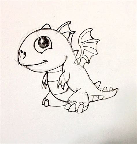 How To Draw Dragon Drawing At Olivia Quinlivan Blog