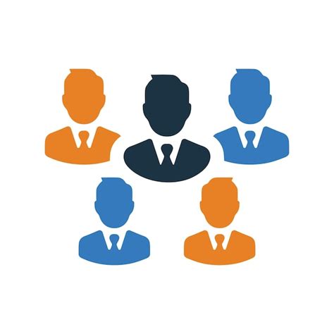 premium vector adult fellow group icon glyph style vector eps