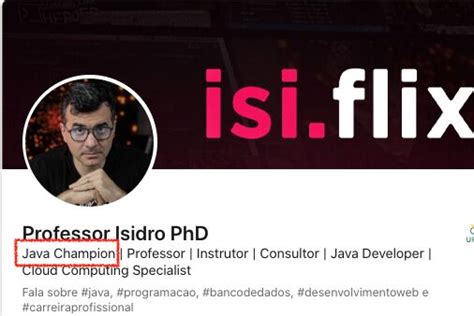 professor isidro phd no linkedin java javachampion carreira desenvolvimento 275 comentários