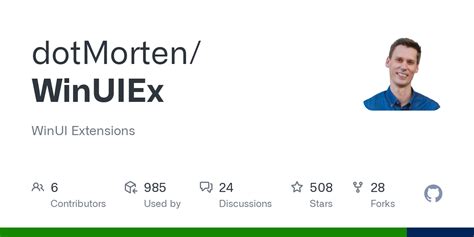 Github Dotmortenwinuiex Winui Extensions