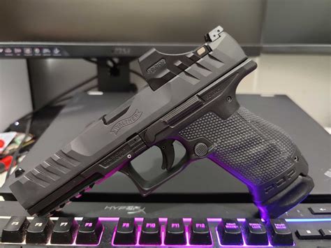 Walther Pdp Compact 5″ With Holosun Scs Training At 25m R Walther