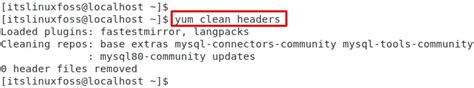 How To Clean YUM Cache In CentOS RHEL Its Linux FOSS