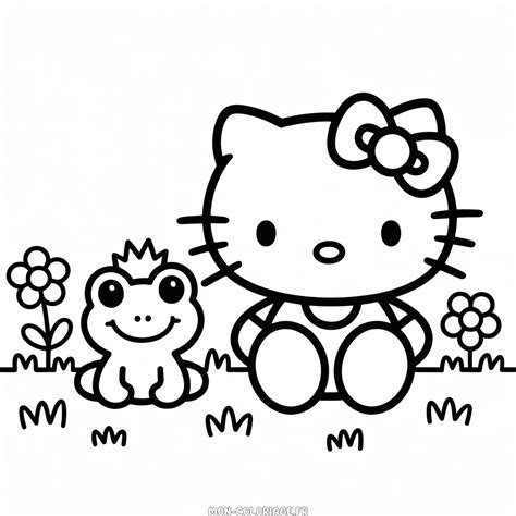 Coloriage Hello Kitty Noël Coloriages Gratuits à Imprimer Pour Enfants