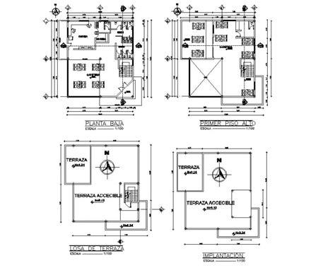 Building Plan Detail With Furniture Blocks 2d View Cad Block Layout File In Dwg Format