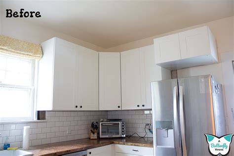 How I Closed The E Above My Cabinets A Erfly House