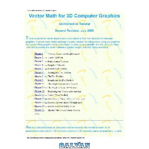 دانلود کتاب Vector Math For 3d Computer Graphics Interactive Tutorial