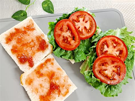 햄샌드위치 토마토샌드위치 상추샌드위치