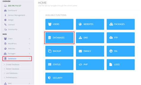 cara remote database mysql di cyberpanel rumahweb