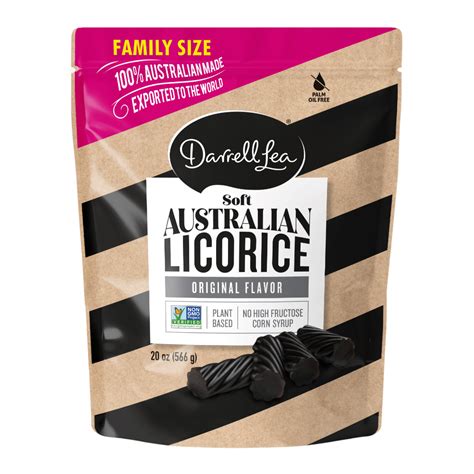 Original Black Licorice 20 Oz Darrell Lea Usa