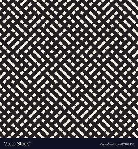 Seamless Geometric Lattice Pattern Irregular Grid Vector Image