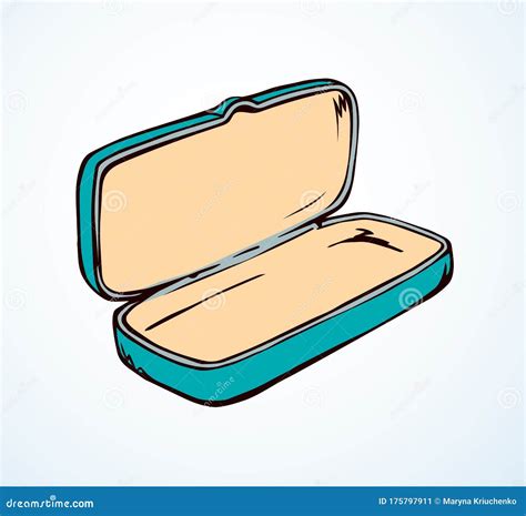 Glasses Case Vector Drawing 137832149