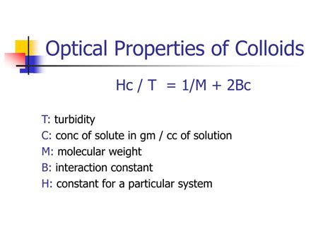 PPT COLLOIDS PowerPoint Presentation Free Download ID